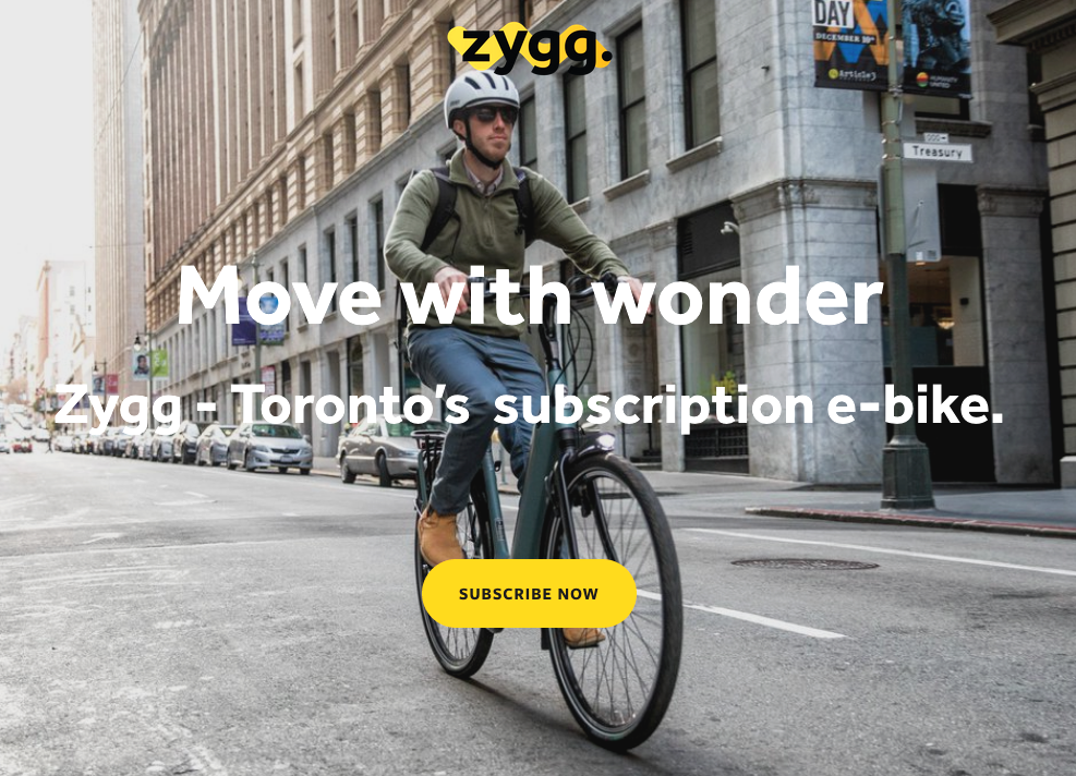 Zygg E-bike Subscription Service Debuts in Toronto – eBikes Int'l