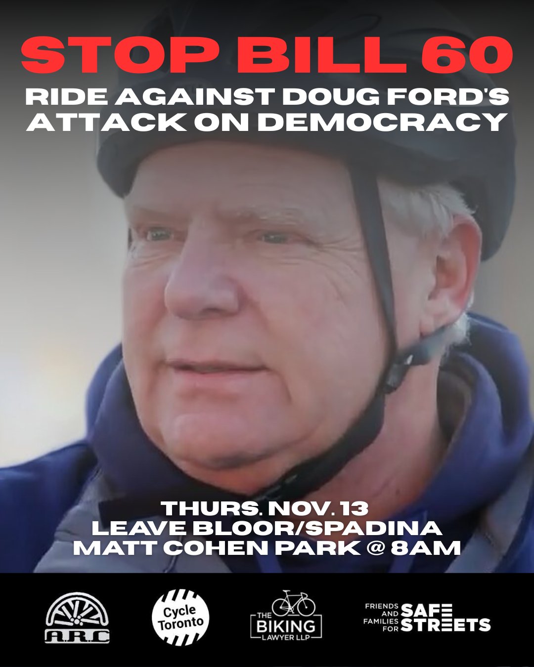 Join Us for a Stop Bill 60 Protest Ride Against Doug Ford’s Attack on ...